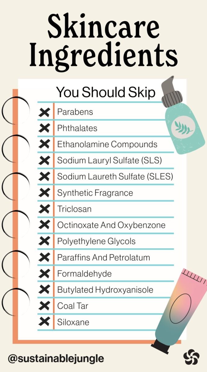 19 Ingredients to Avoid in Skincare Products & Cosmetics
