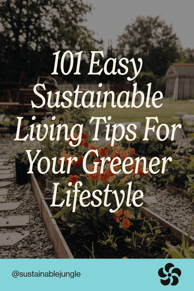 101 Sustainability Tips & Ideas For A Greener Lifestyle