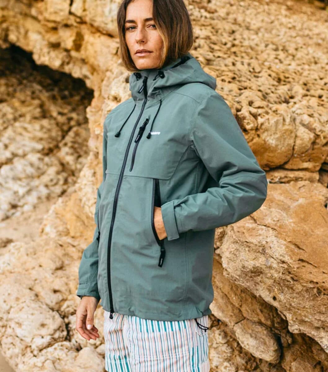 9 Sustainable Rain Jackets & Raincoats Turning Grey Days Green