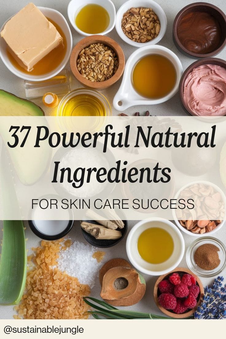39 Common & Effective Natural Skincare Ingredients